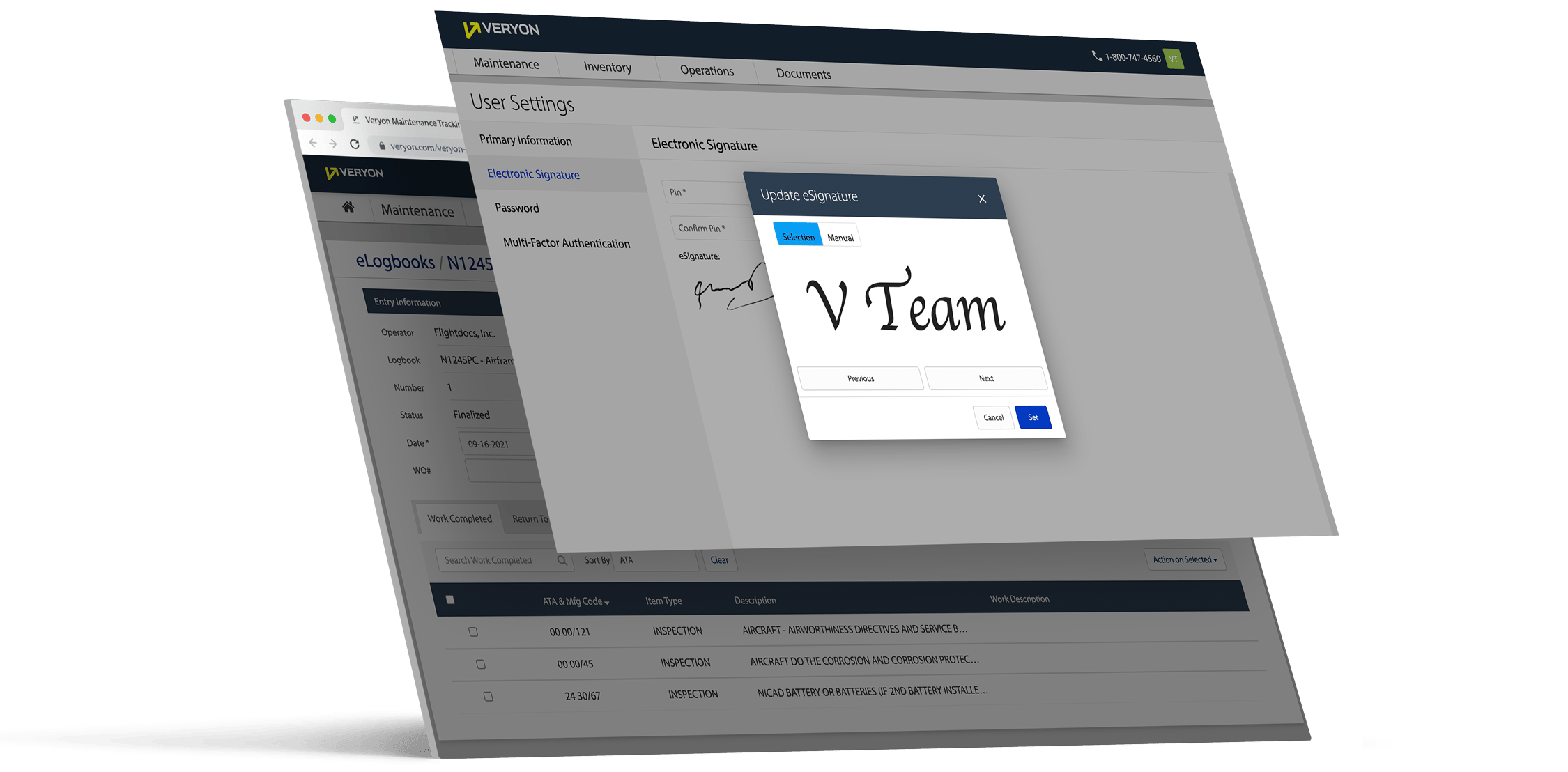 Veryon Maintenance Tracking: Aviation Maintenance